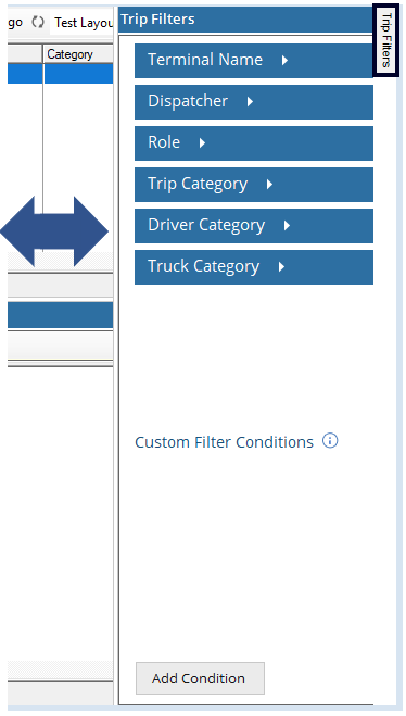 Trip Board Filters