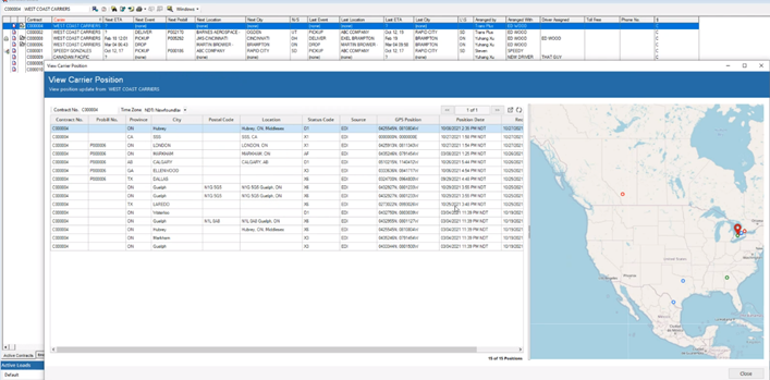 MacroPoint Carrier Tracking