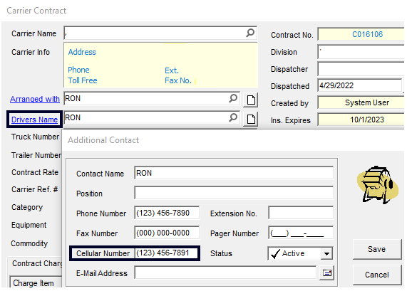 MacroPoint Carrier Tracking