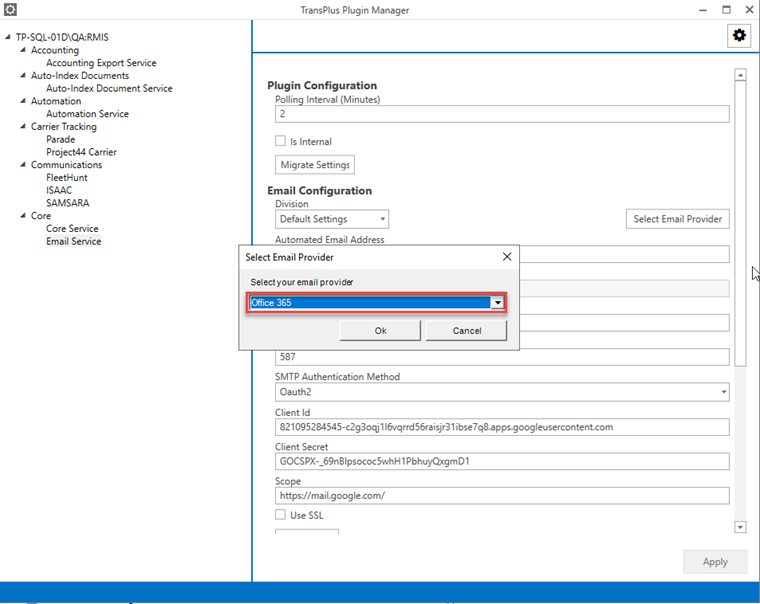 Office 365 Mail Setup To Use Oauth2 For Smtp Authentication